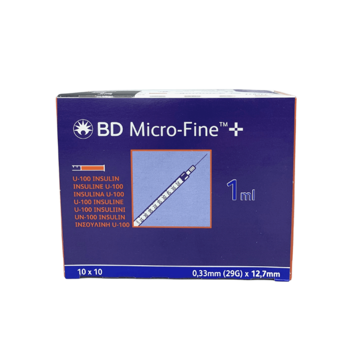BD Micro-Fine 1ml 29g x 1/2" Needle Insulin Syringe – Barrier Healthcare