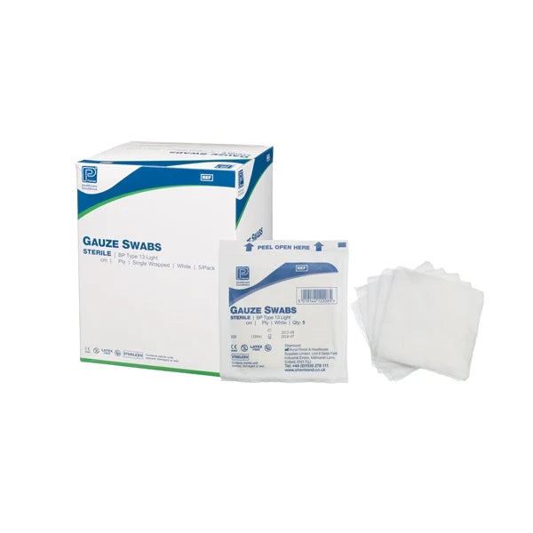 Gauze Swabs N/S 12Ply 5cm x 5cm – Barrier Healthcare