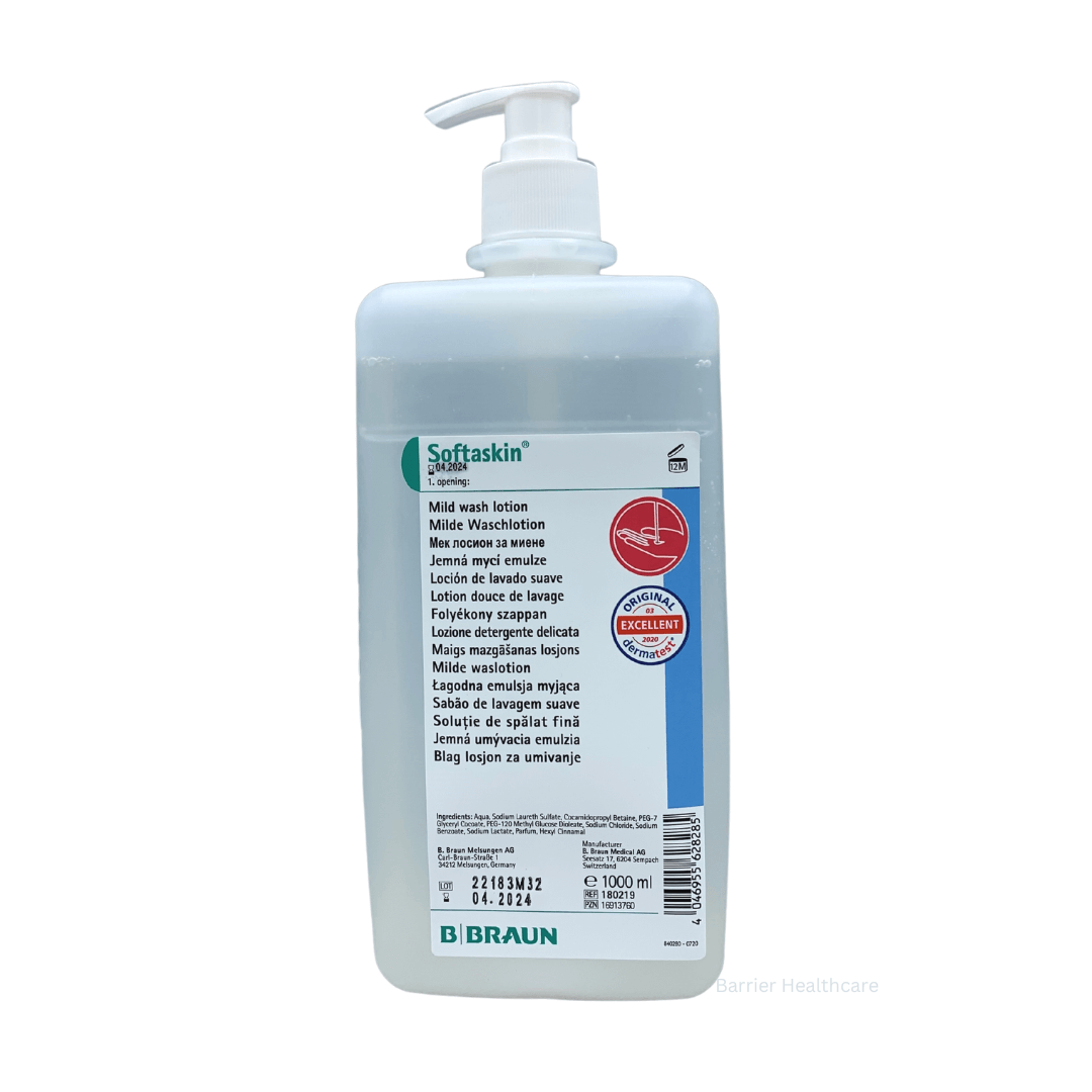 BBraun Softaskin Sensitive Wash Lotion 1L – Barrier Healthcare