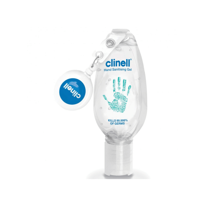 Clinell Hand Sanitising Gel with Clip 50ml – Barrier Healthcare