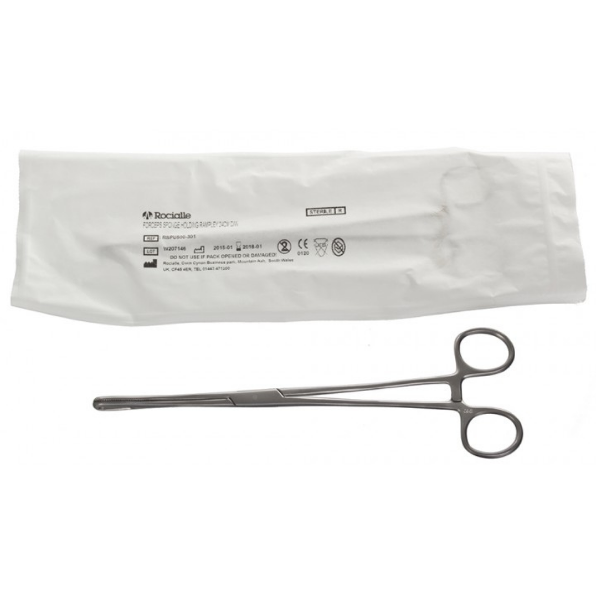RAMPLEY SPONGE FORCEPS 18CM – Barrier Healthcare