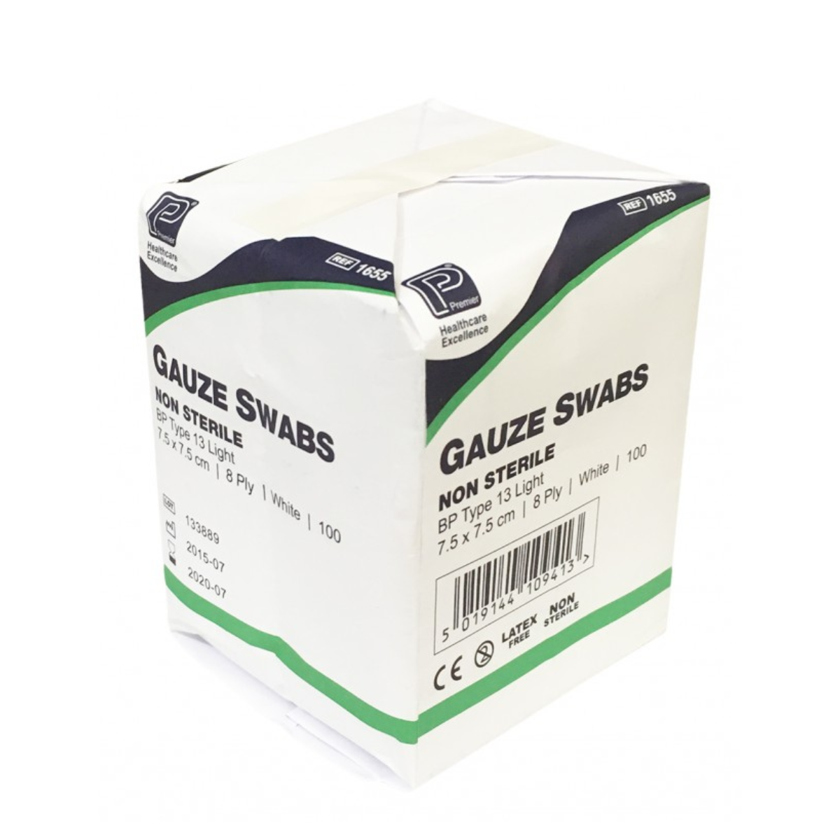 Premier Gauze Swabs Non-Sterile 5 x 5cm – Barrier Healthcare