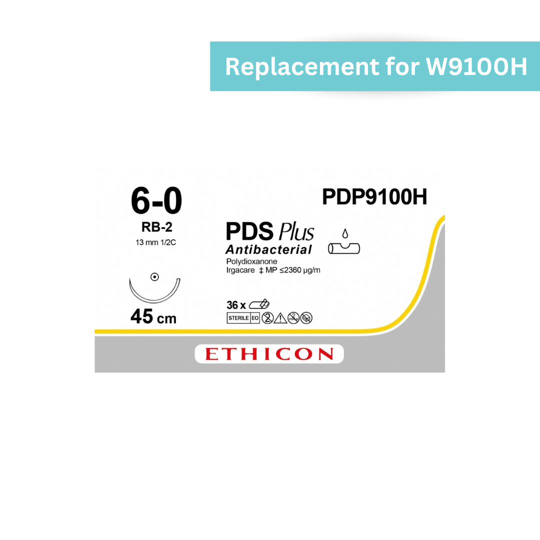 PDP9100H - PDS Plus 6-0 Violet Taperpoint 45cm Sutures | Barrier Healthcare