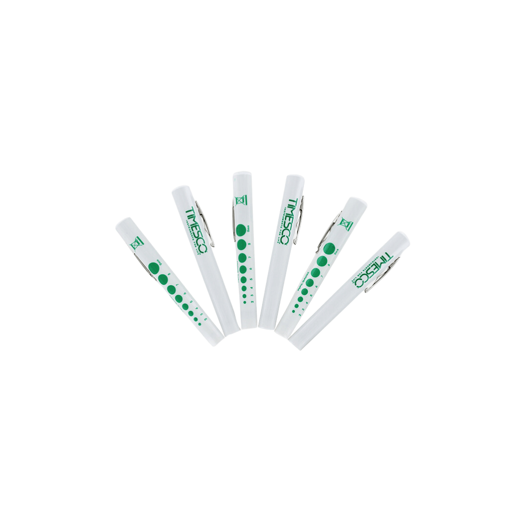 Timesco Disposable Pen Torches - 6 Pack – Barrier Healthcare